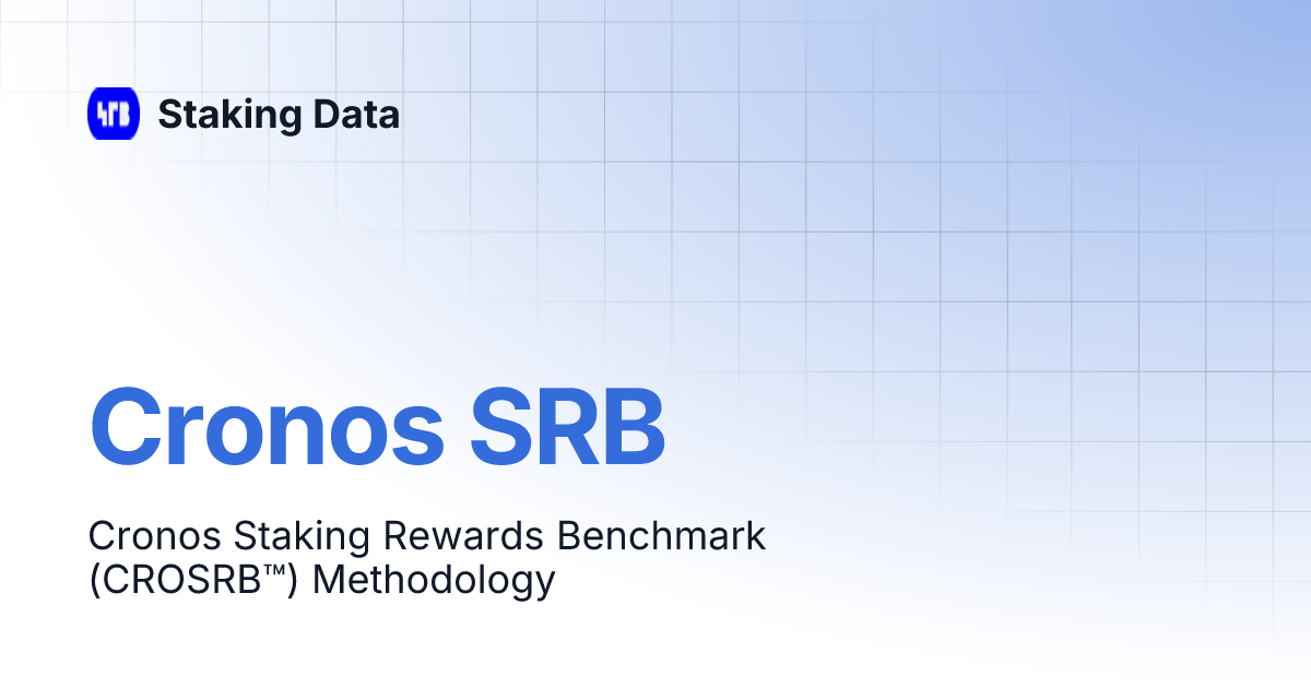 Cronos SRB | Staking Data