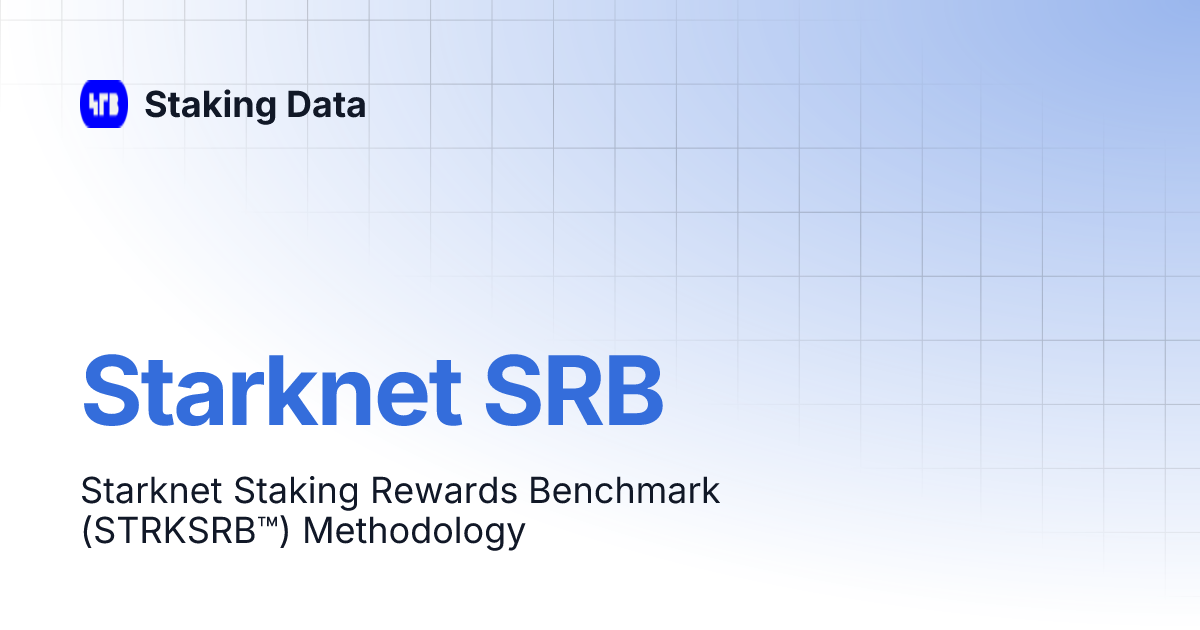 Starknet SRB | Staking Data