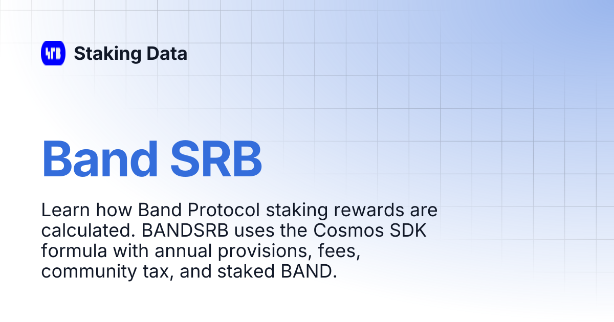 Band SRB | Staking Data