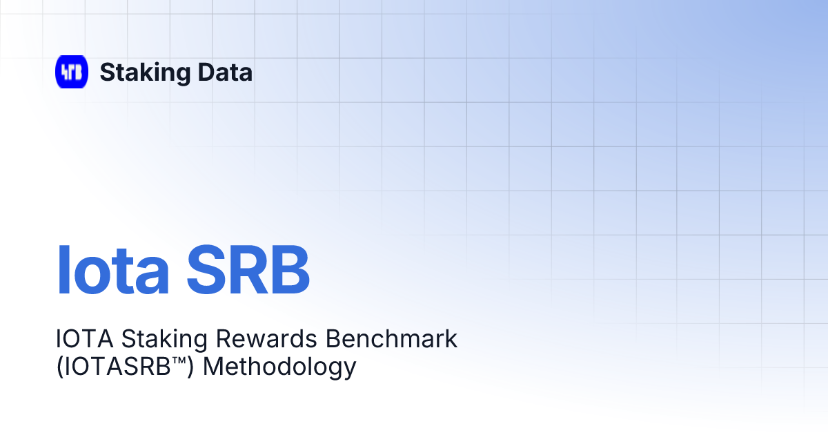 Iota SRB | Staking Data