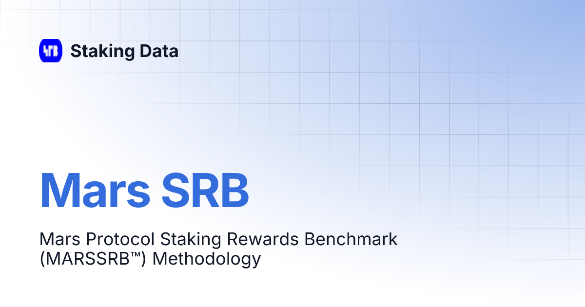 Mars SRB | Staking Data